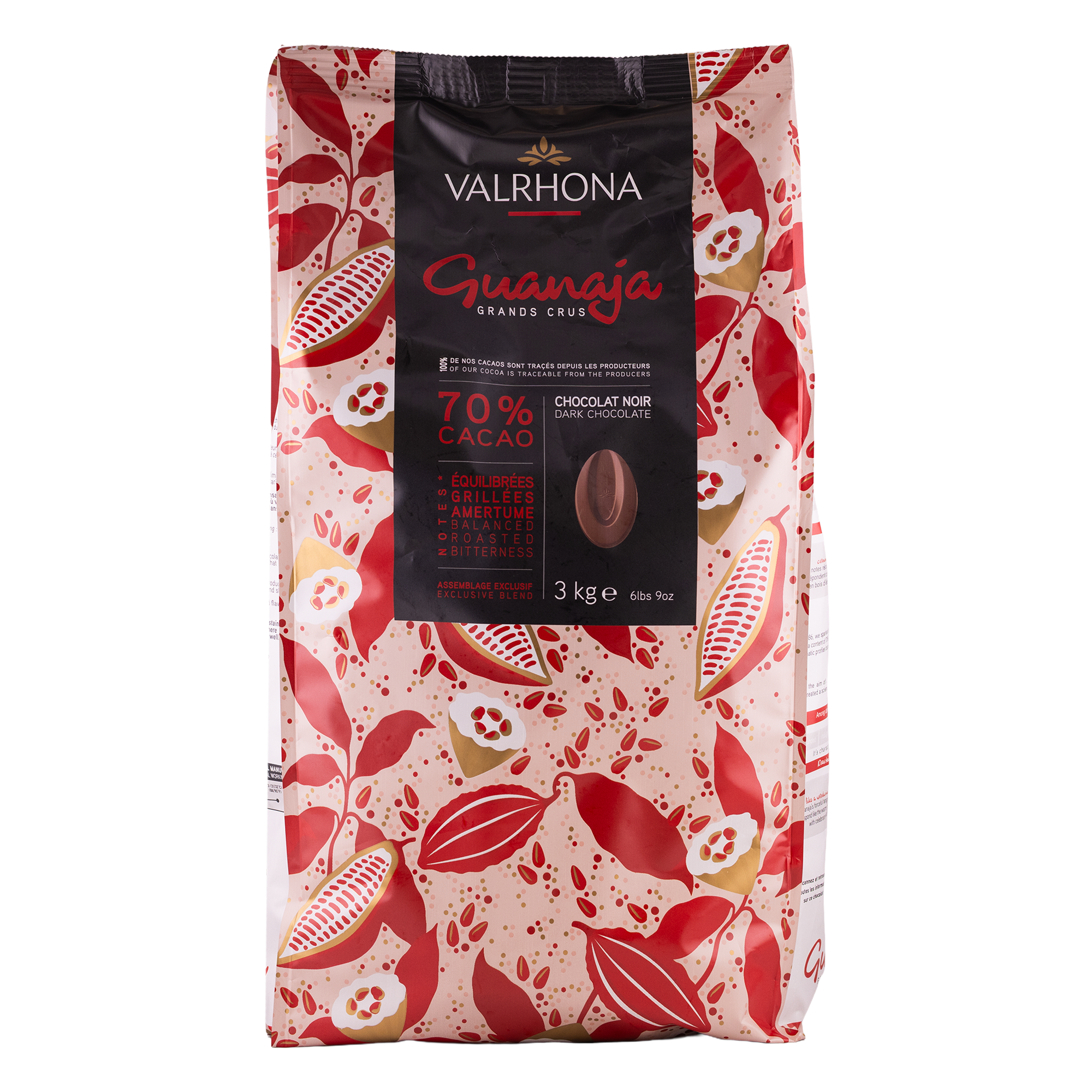 Valrhona Guanaja 70% Dark Chocolate Feves – Ace Endico Gourmail